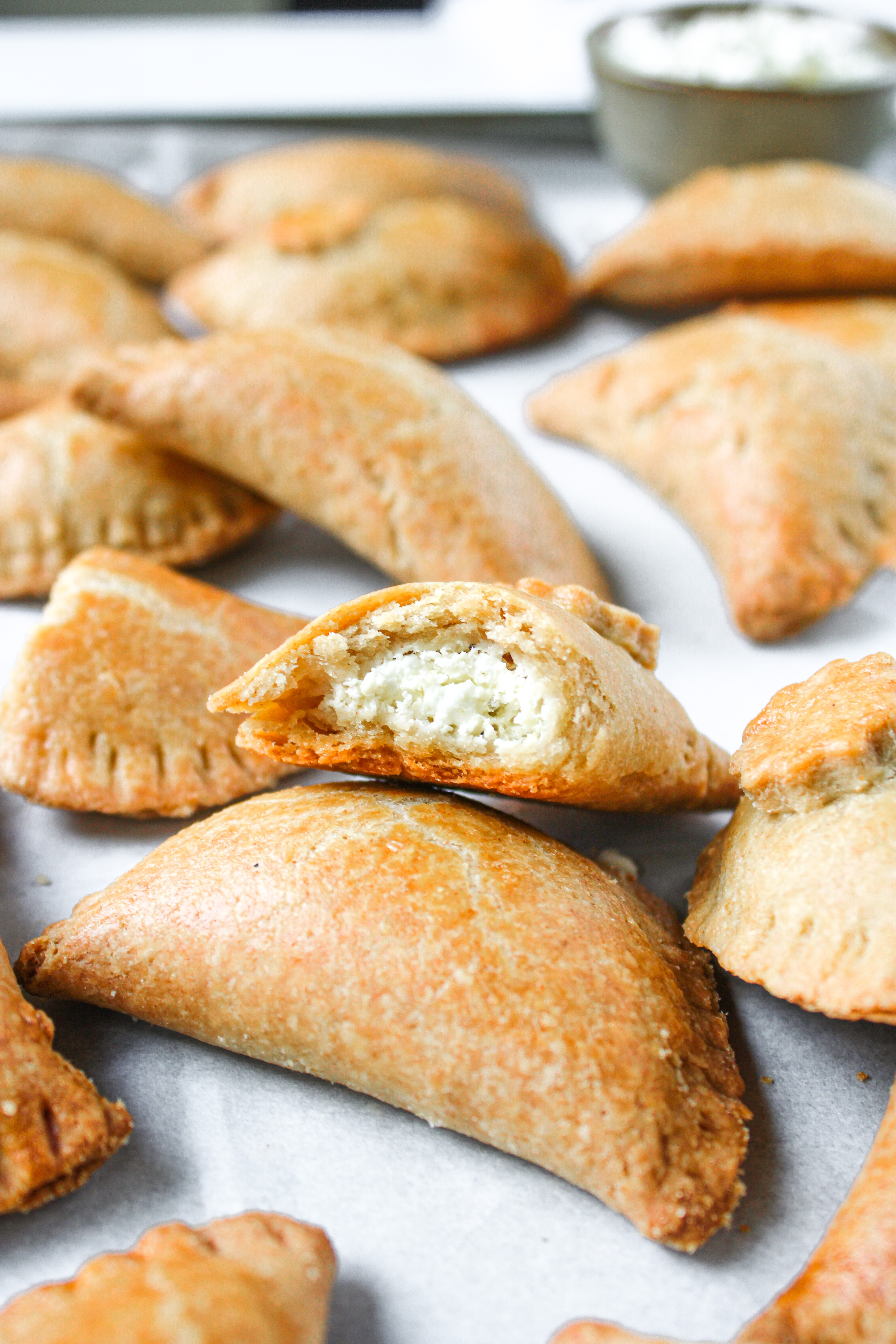 Easy Greek mini cheese pies - Panos Eats